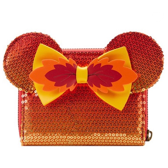 Loungefly | Bags | New Loungefly Exclusive Fall Minnie Mouse Sequin ...